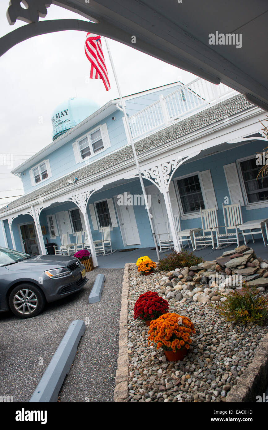 A Victorian Style Motel in Cape May, New Jersey USA Stock Photo - Alamy