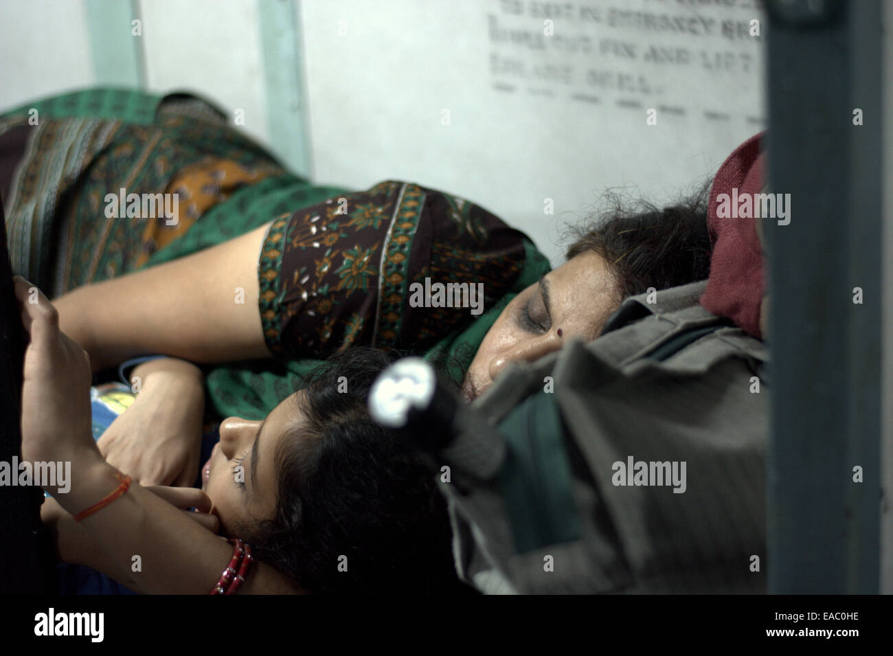 Second Class Compartment, Indian Railways Train Stock Photo - Alamy