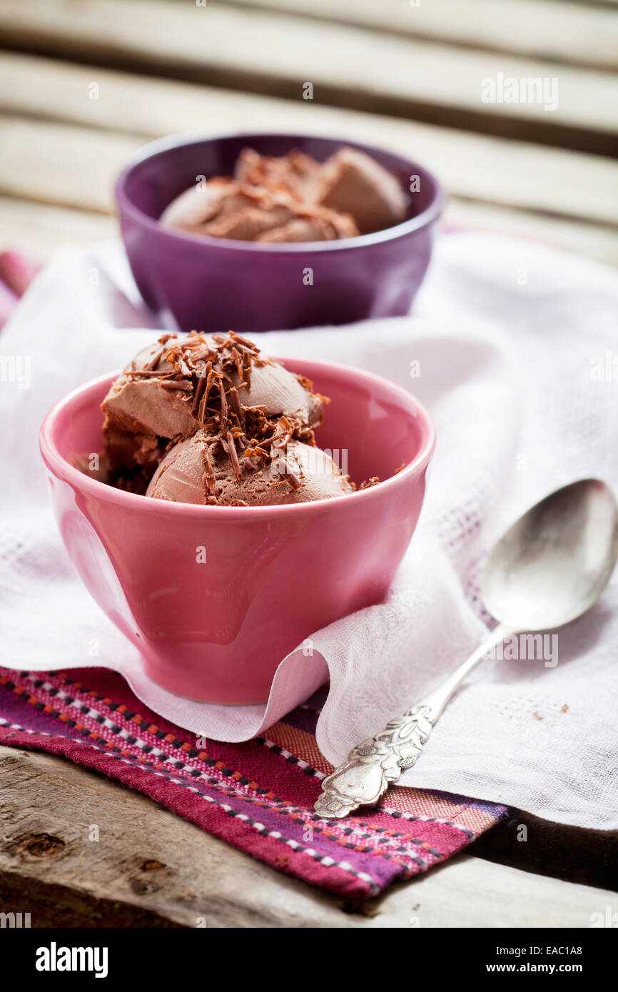 Chocolate curls texture hi-res stock photography and images - Alamy