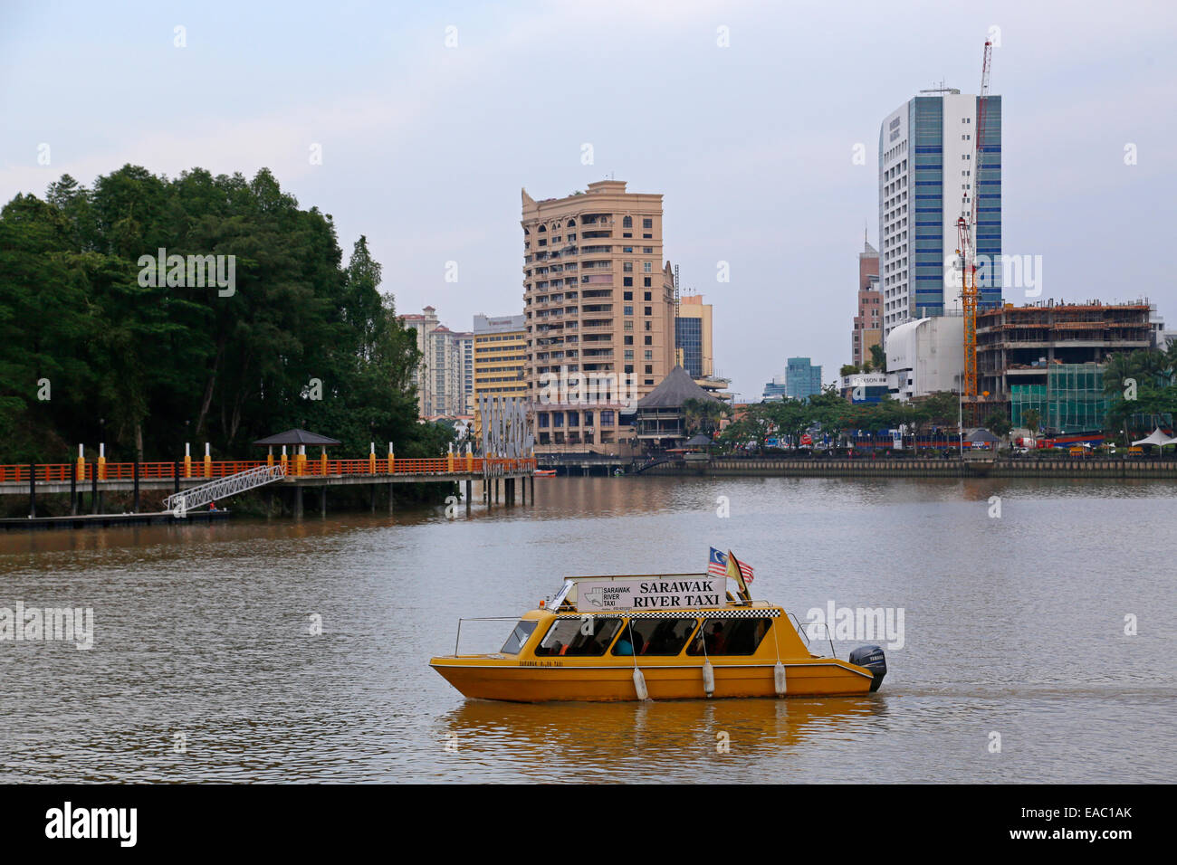 Sarawak River Taxi, Kuching, Malaysia Stock Photo - Alamy