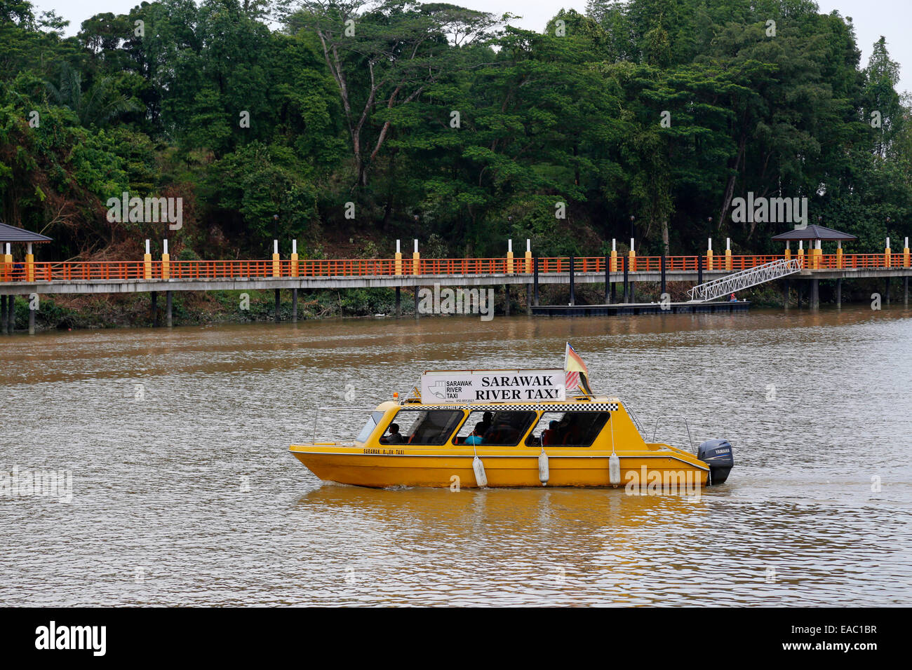 Sarawak River Taxi, Kuching, Malaysia Stock Photo - Alamy