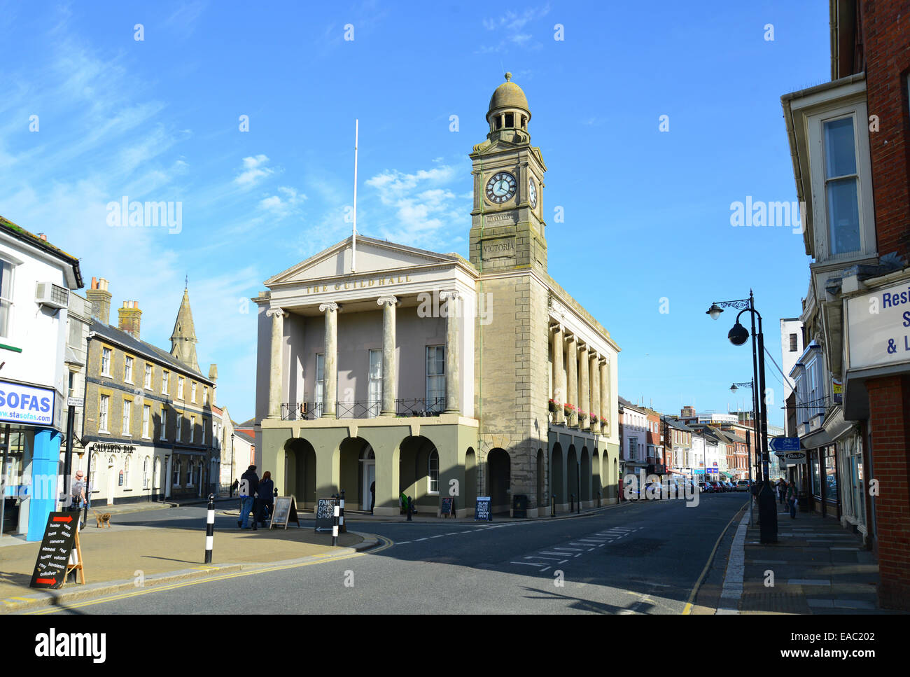 The Guildhall, High Street, Newport, Isle of Wight, England, United ...