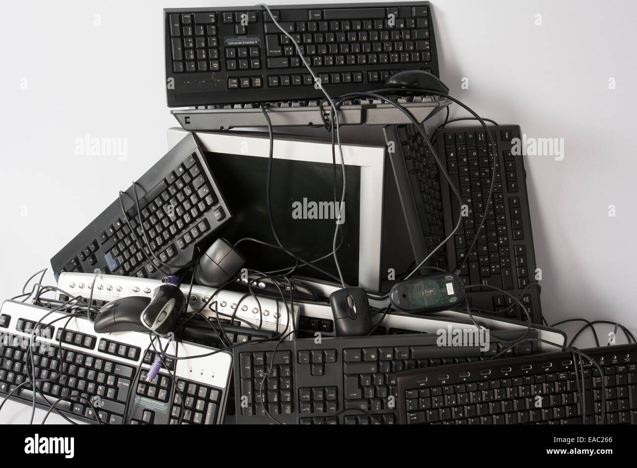 Old pc crt monitor keyboard hi-res stock photography and images - Alamy