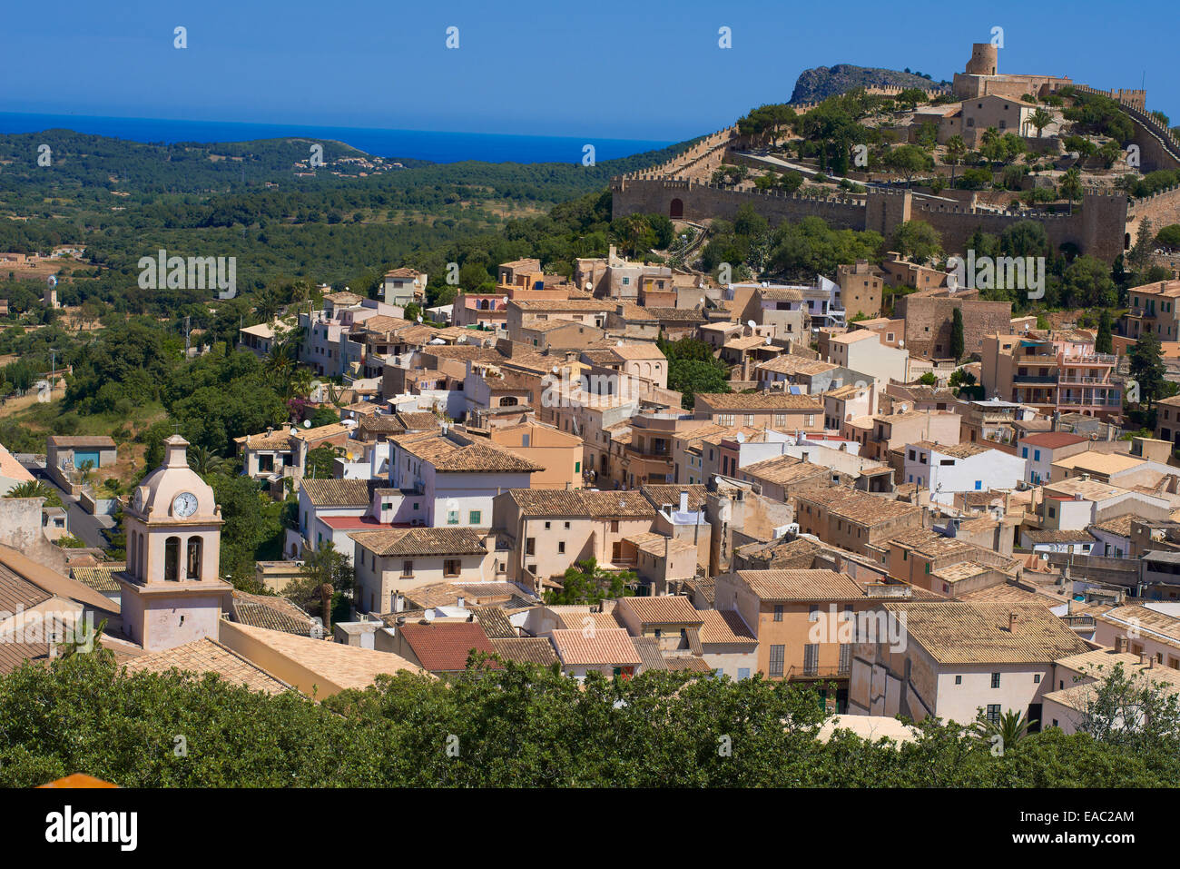Capdepera, Castle, Mallorca Island, Majorca, Balearic Islands, Spain ...