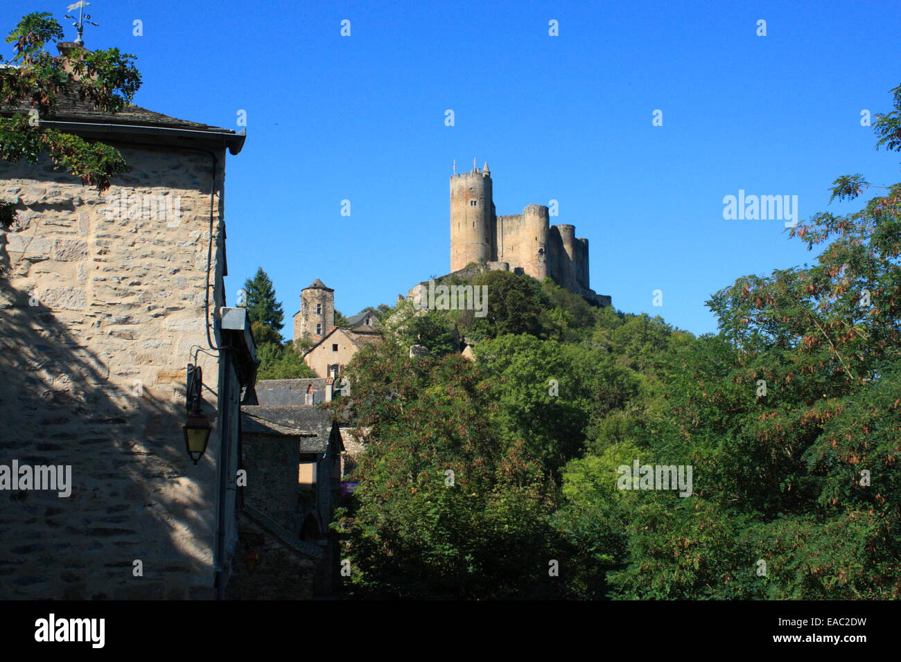 The Chateau Castel Castle Najac Village Aveyron Department Midi ... The Chateau Castel Castle Najac Village Aveyron Department Midi ...