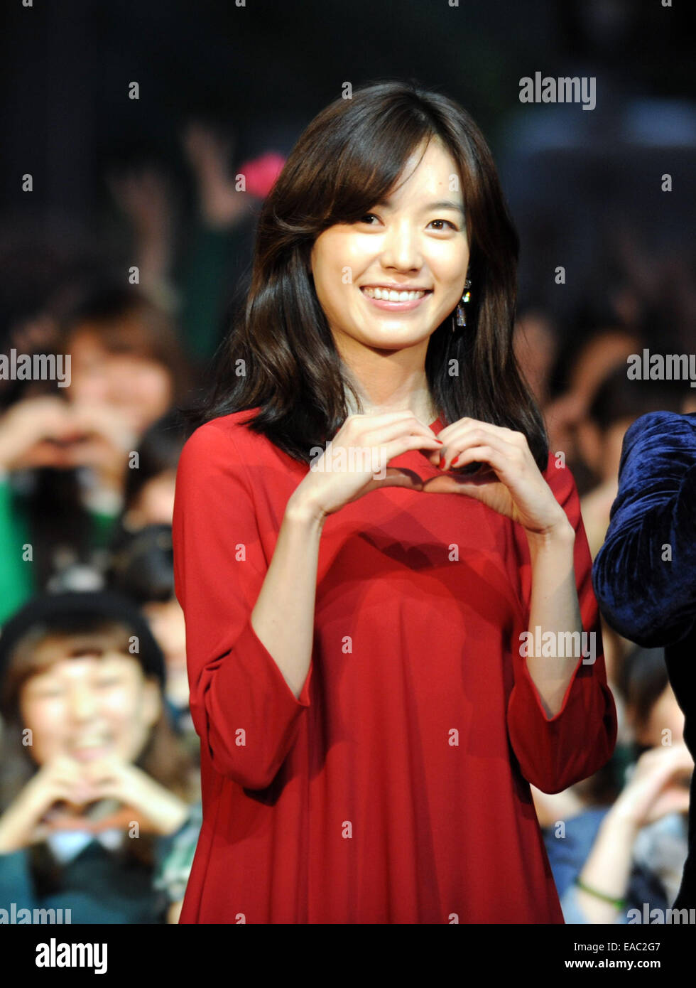 Actress Hyo-Joo Han attends premiere event for her first appearance in ...