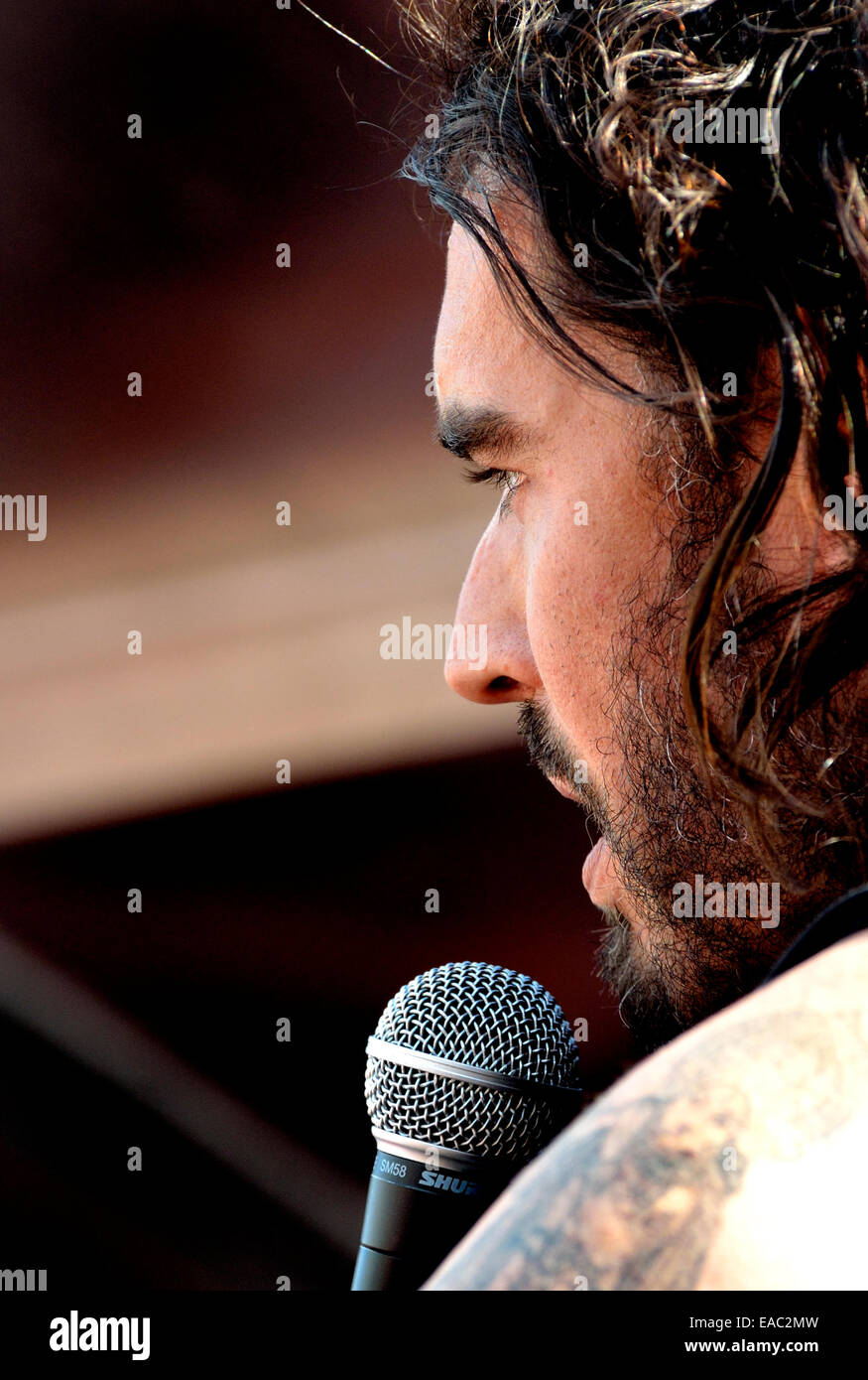 Russell brand comedian actor hi-res stock photography and images - Alamy