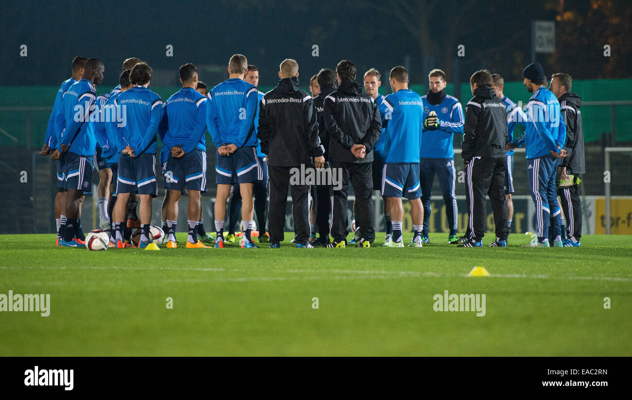 Soccer Team Huddle Practice