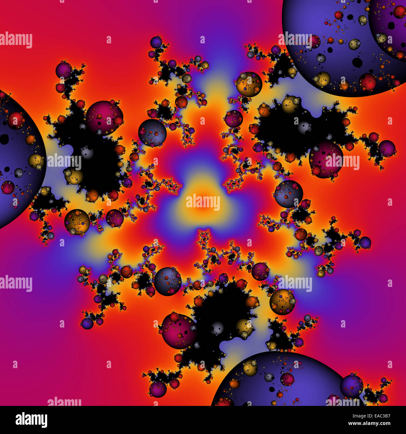 digital visualization of a fractal Stock Photo - Alamy