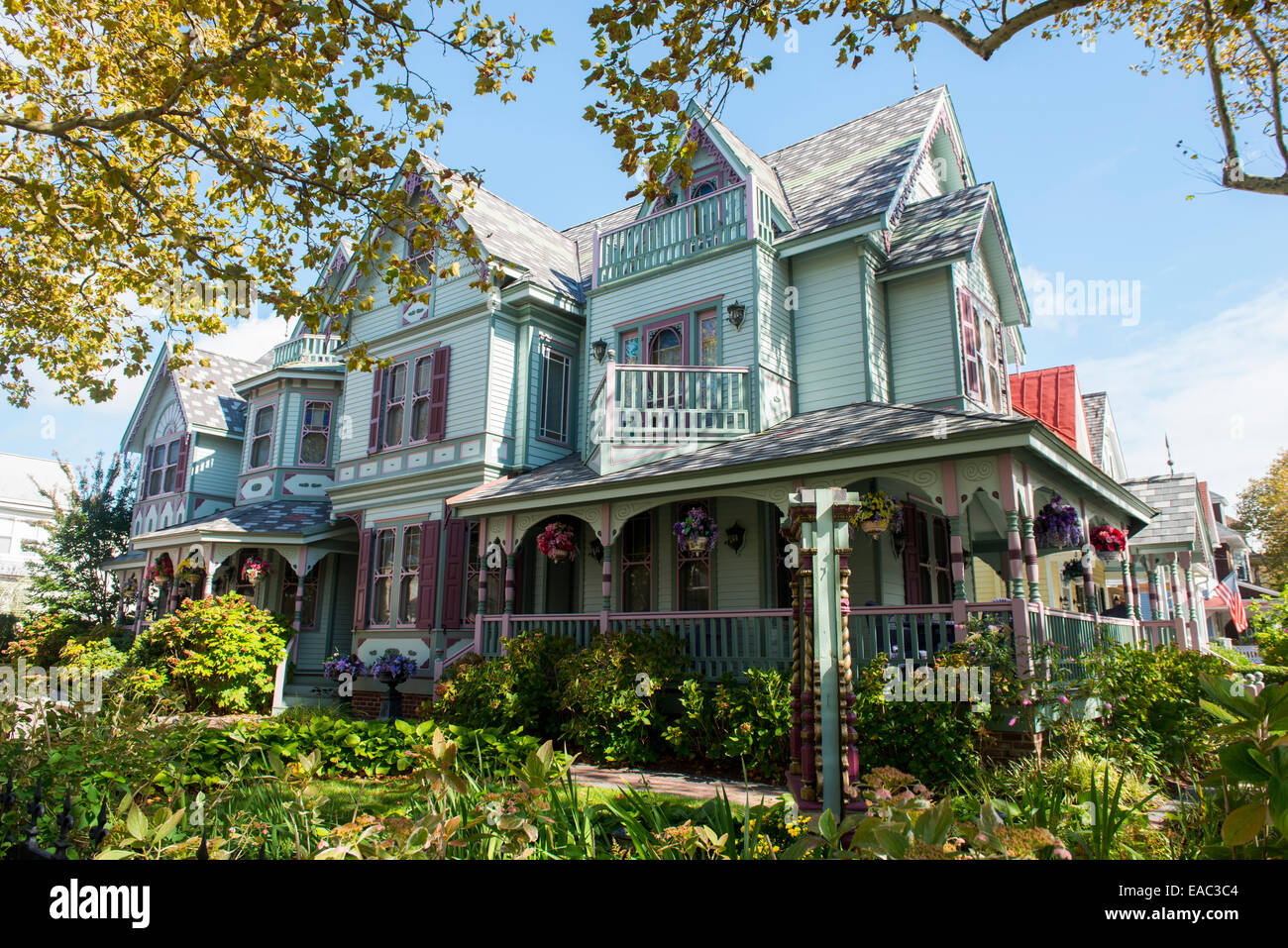 Victorian style home in Cape May, New Jersey USA Stock Photo - Alamy