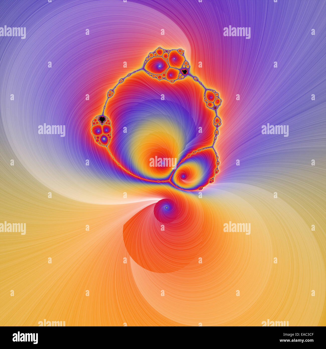 digital visualization of a fractal Stock Photo - Alamy