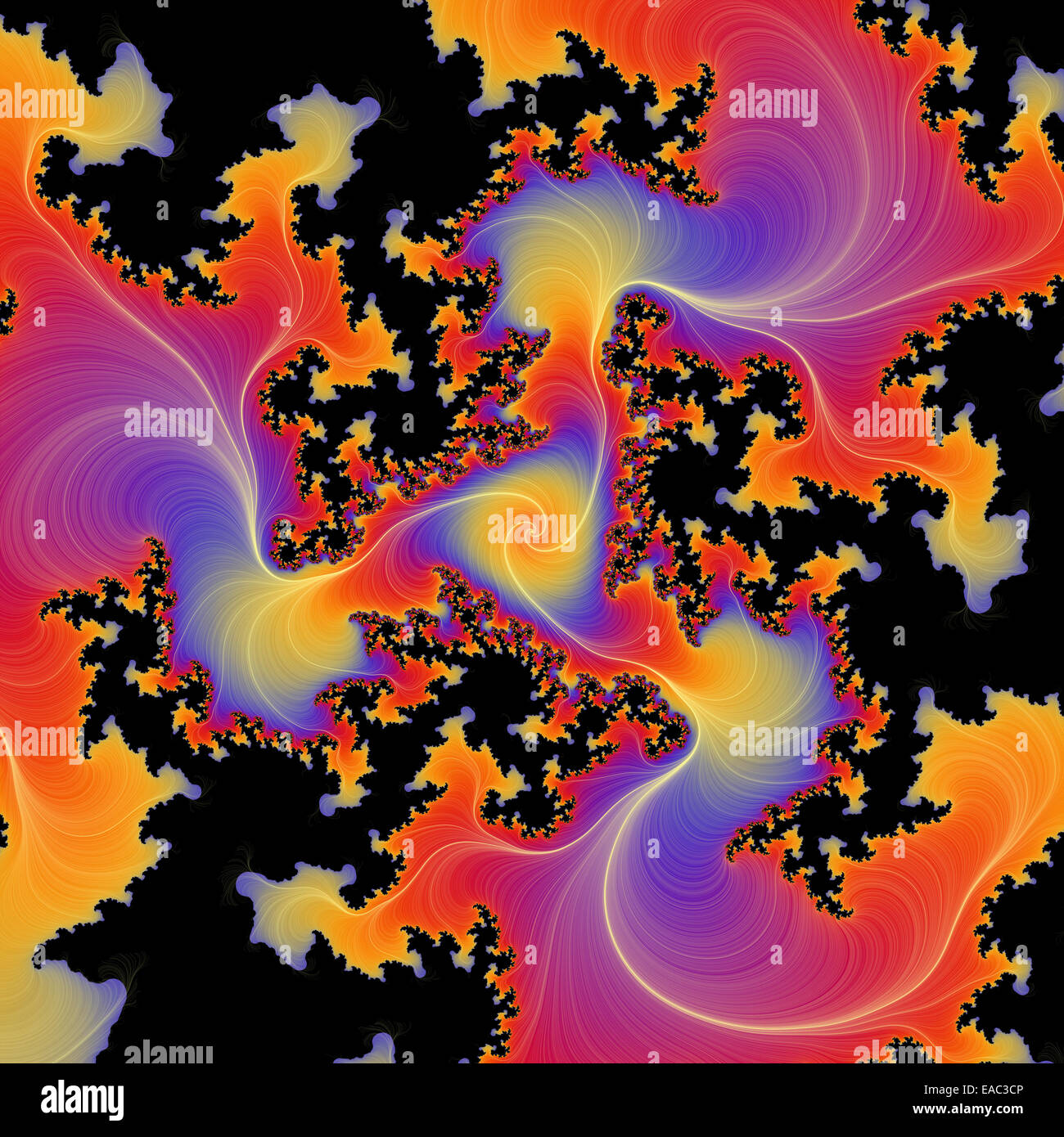 digital visualization of a fractal Stock Photo - Alamy