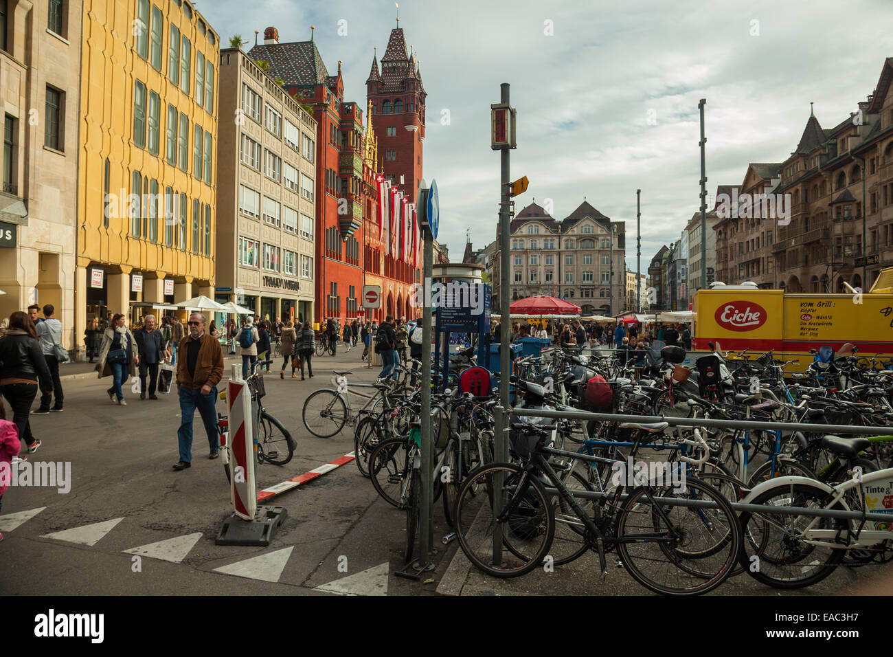 Basel city centre, Switzerland Stock Photo - Alamy
