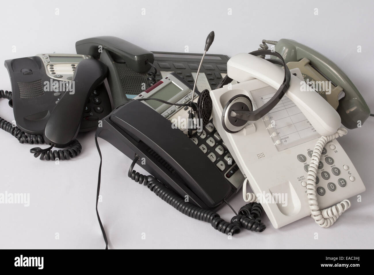 Old phone destroyed Stock Photo - Alamy