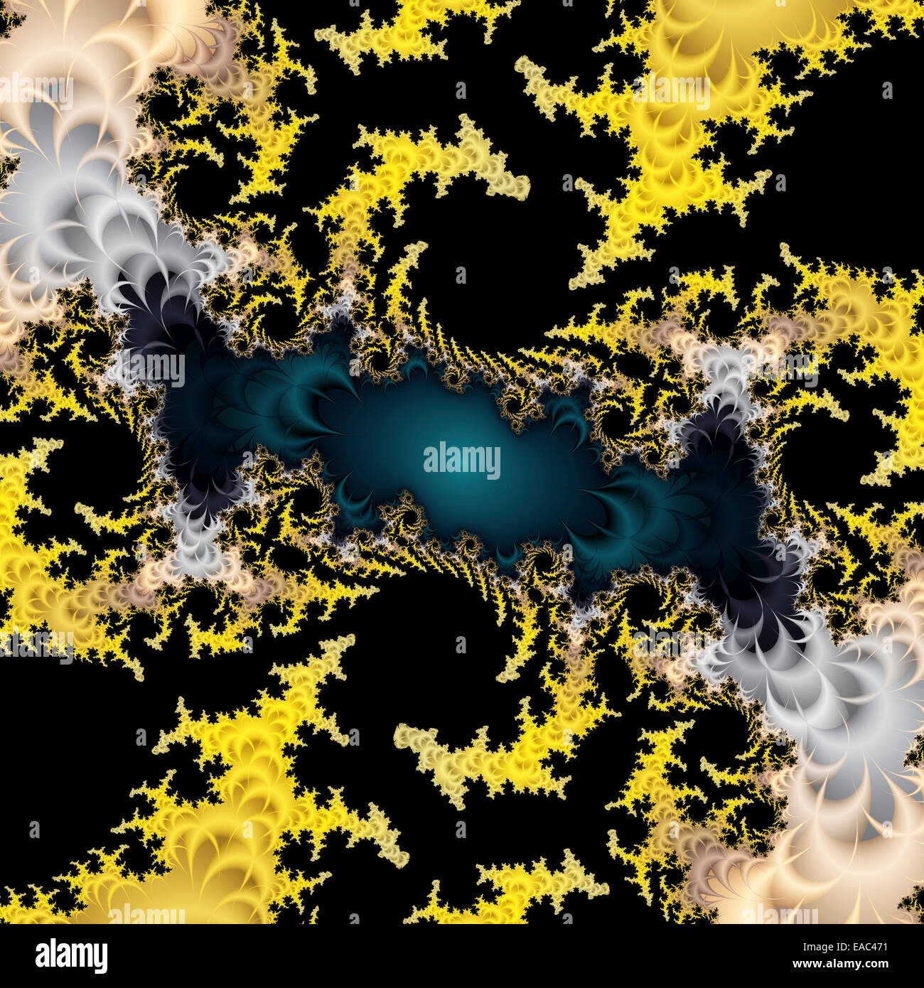 digital visualization of a fractal Stock Photo - Alamy