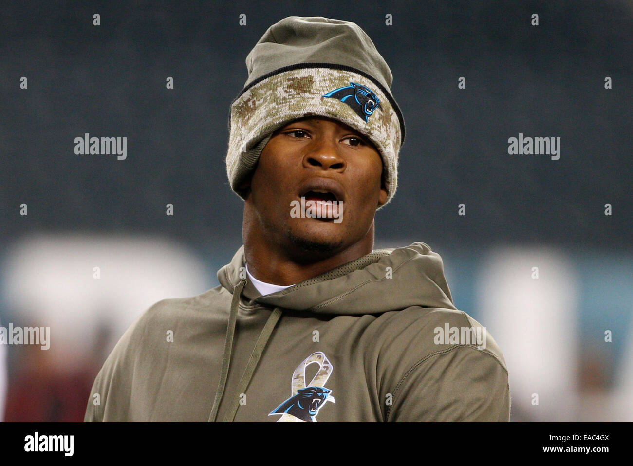 November 10, 2014: Carolina Panthers tight end Brandon Williams (86 ...