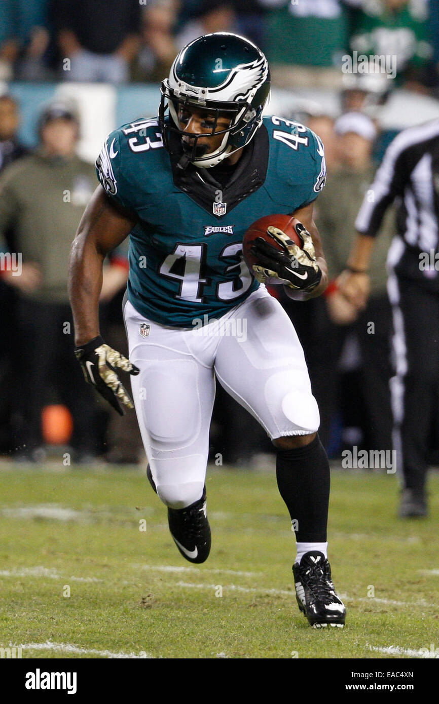November 10, 2014: Philadelphia Eagles running back Darren Sproles (43) in action during the NFL ...