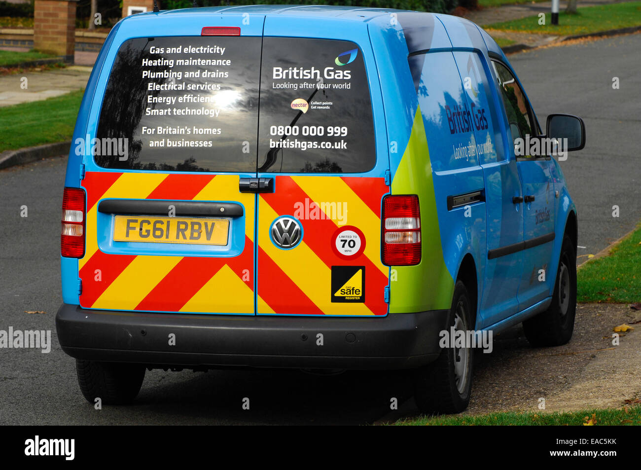 British gas van hi-res stock photography and images - Alamy