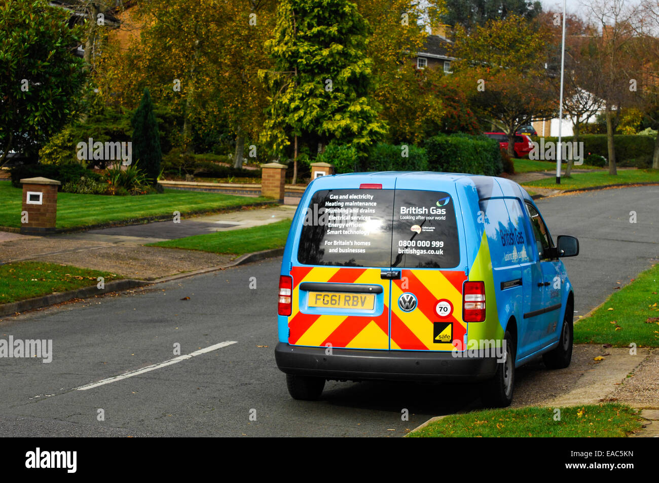 British gas van hi-res stock photography and images - Alamy