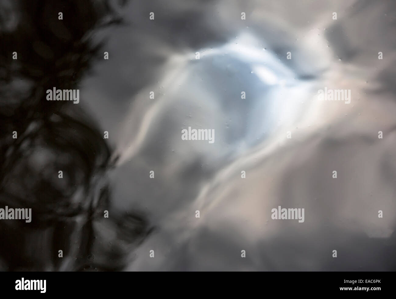 Reflection on water surface Stock Photo - Alamy