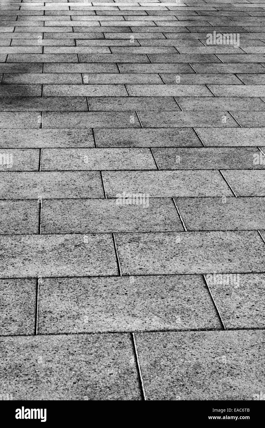 Patterned floor tiles Black and White Stock Photos & Images - Alamy