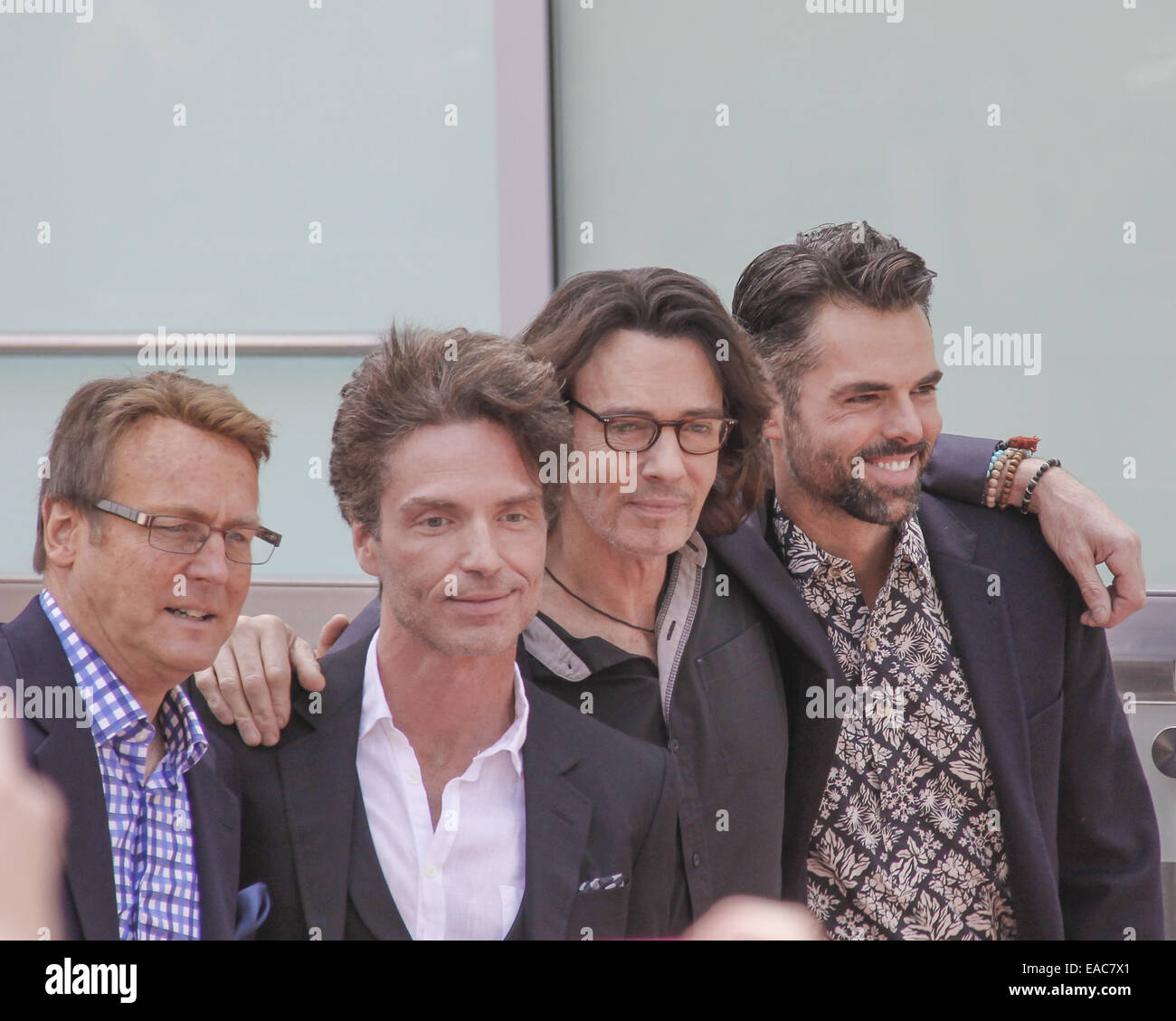 Rick springfield hollywood walk of fame star ceremony hi-res stock ...