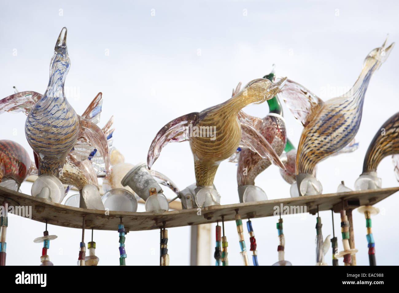 glass sculptures on Murano Stock Photo - Alamy