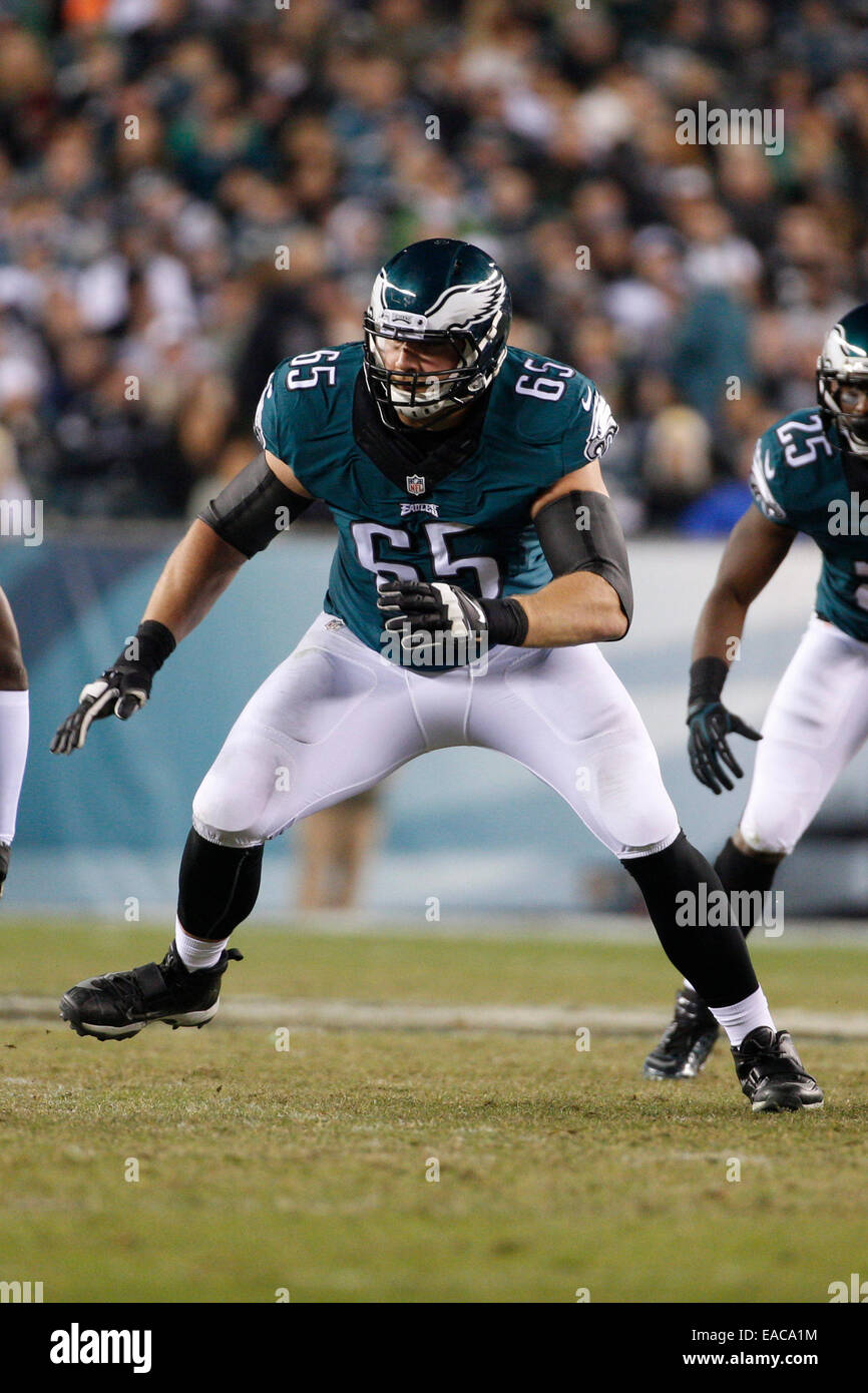 November 10, 2014: Philadelphia Eagles tackle Lane Johnson (65) in ...