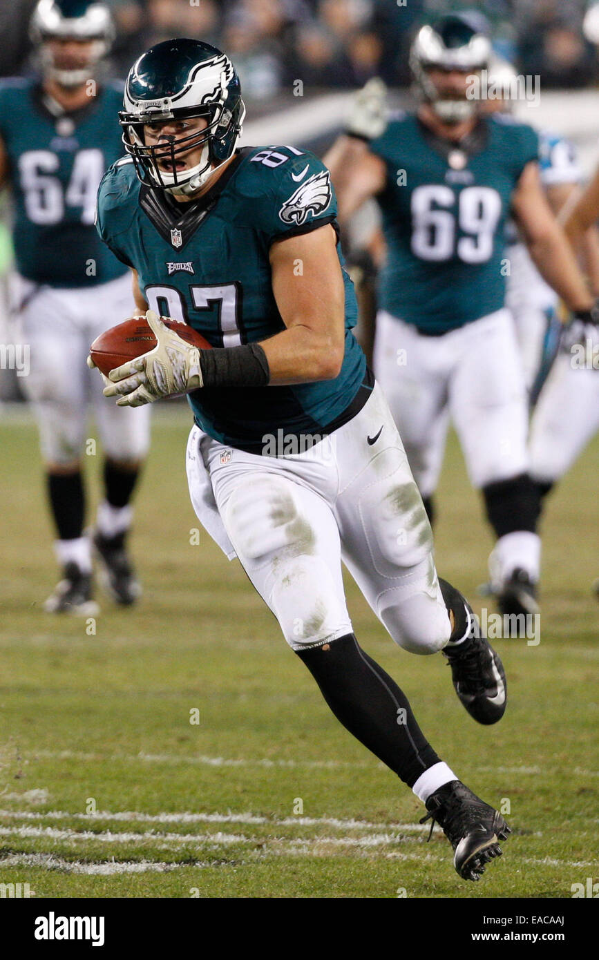 November 10, 2014: Philadelphia Eagles tight end Brent Celek (87) in ...