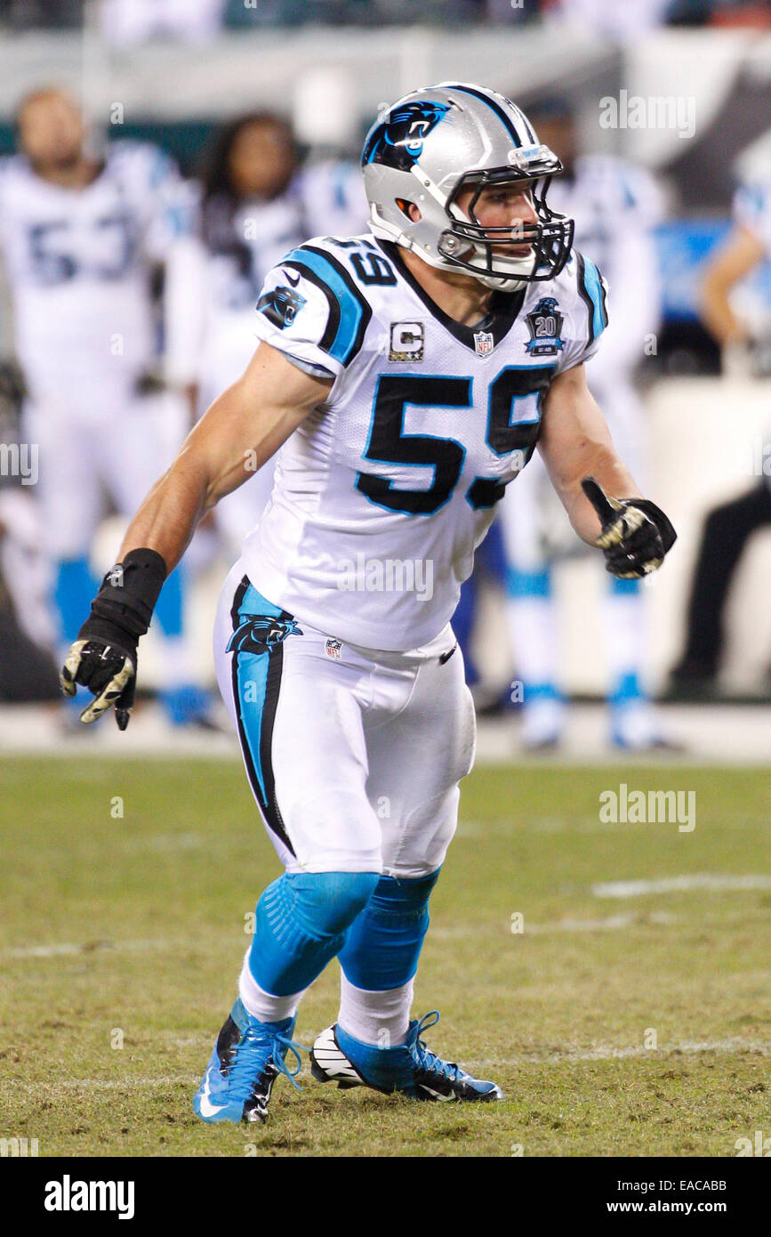 November 10, 2014: Carolina Panthers middle linebacker Luke Kuechly (59 ...