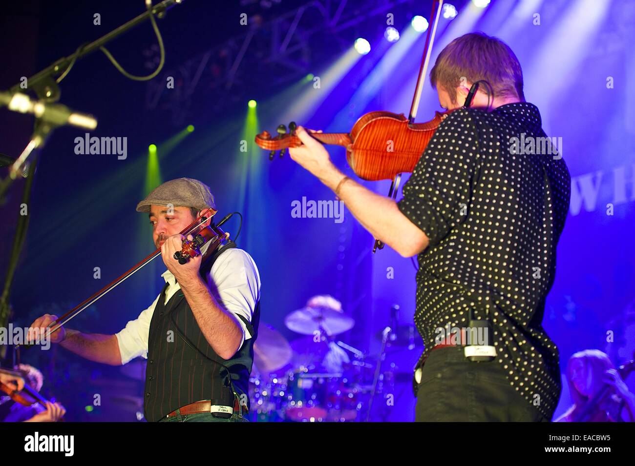 Glasgow, Scotland, UK. 11th Nov, 2014. English folk band Bellowhead ...