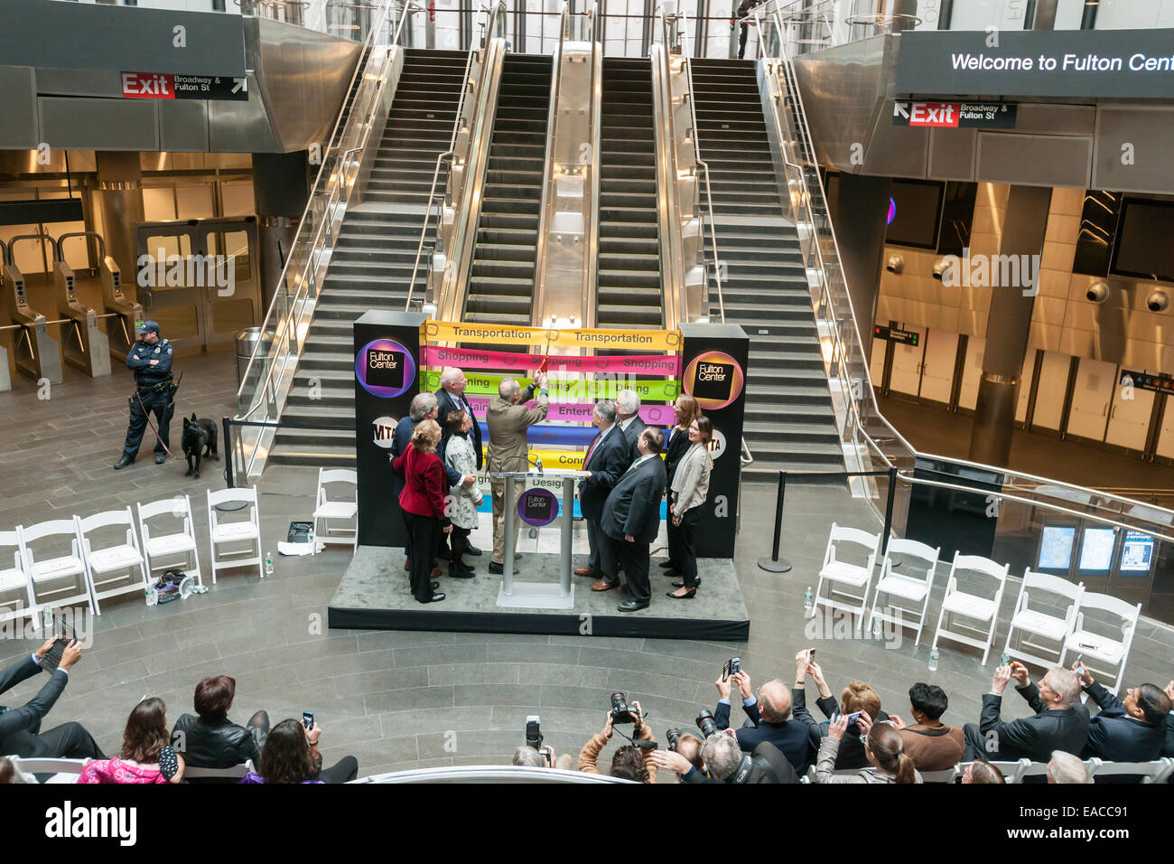 Fulton center subway station in hi-res stock photography and images - Alamy