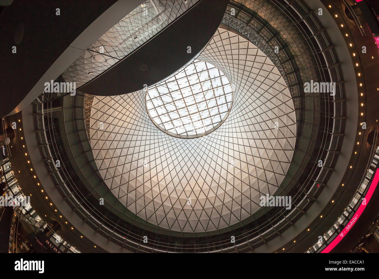 The Sky Reflector-Net, the centerpiece of the new Fulton Center in ...