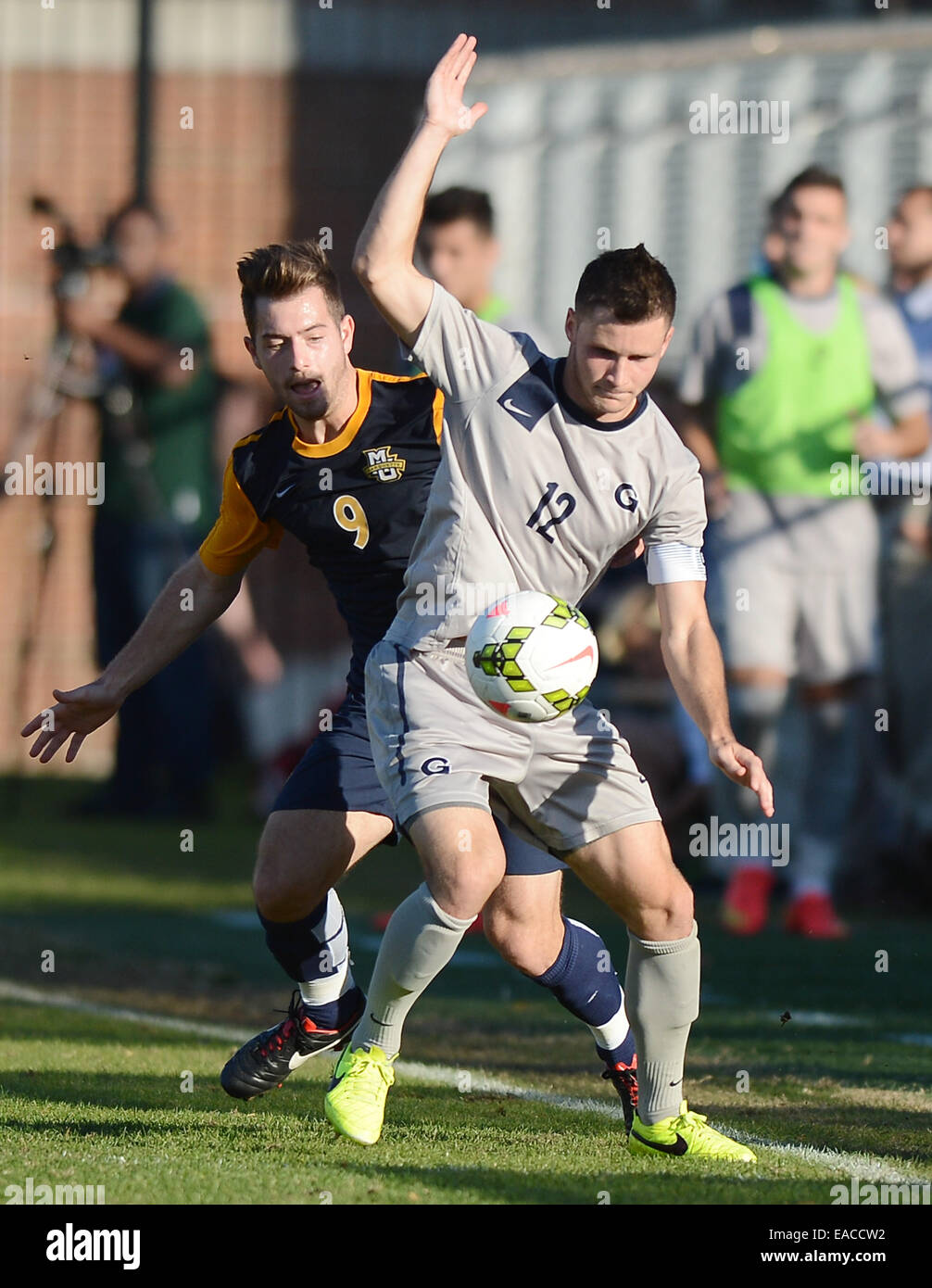 Washington, DC, USA. 11th Nov, 2014. 20141111 - Georgetown defender ...