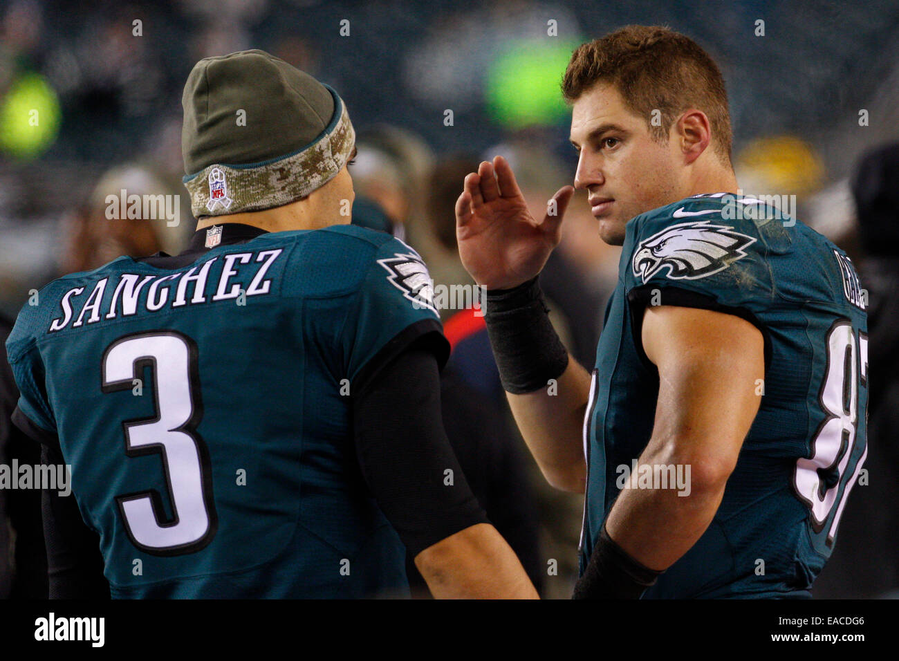 November 10, 2014: Philadelphia Eagles tight end Brent Celek (87) looks ...