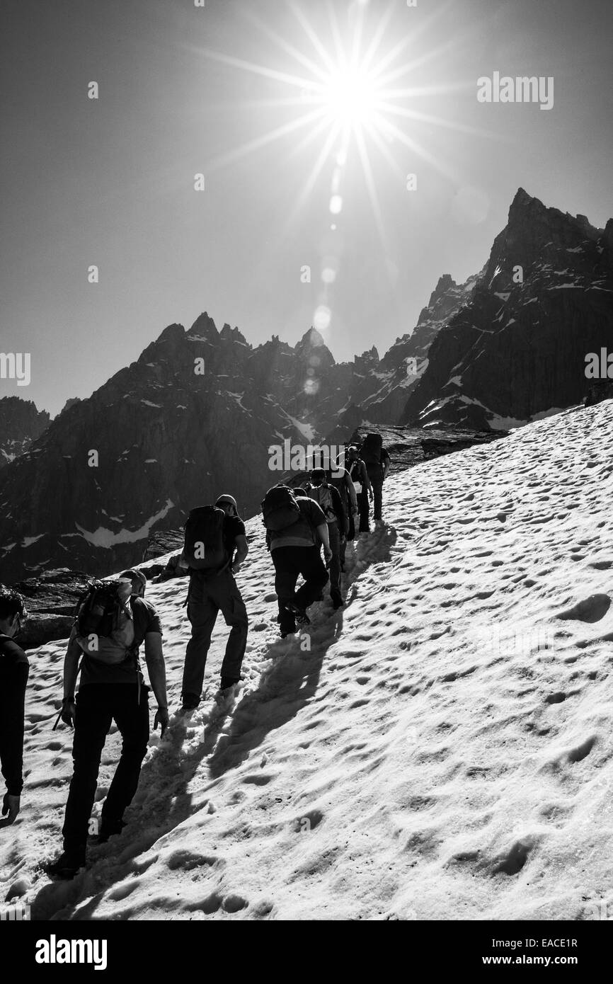 Mountain rescue france Black and White Stock Photos & Images - Alamy