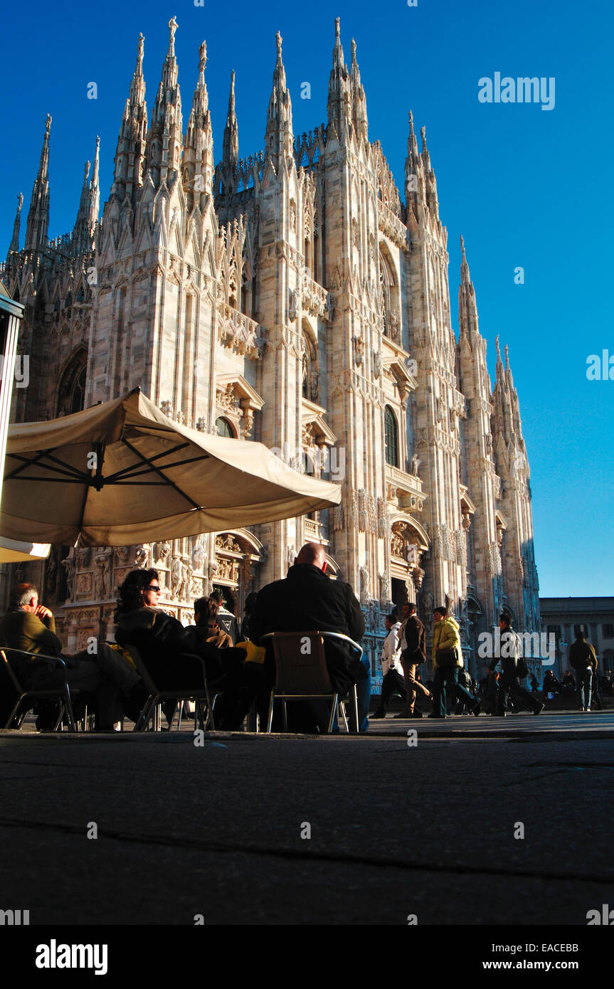 Milan cafe duomo hi-res stock photography and images - Alamy