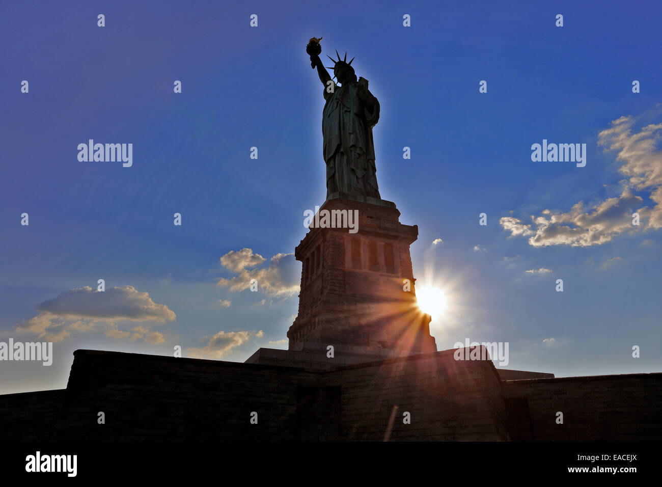 Statue of Liberty New York harbor Stock Photo - Alamy