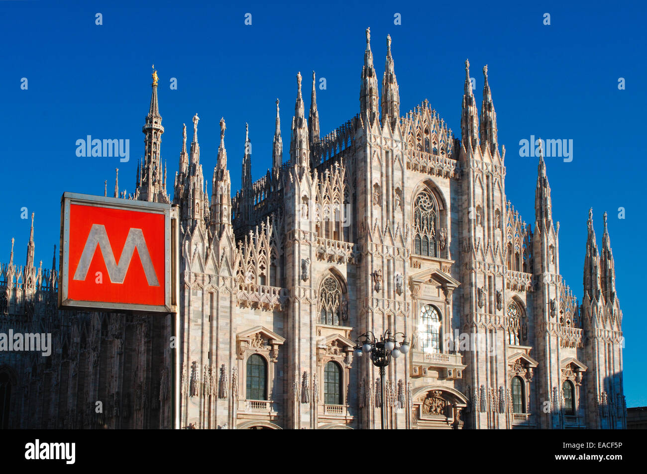 Entrance metro duomo milan italy hi-res stock photography and images ...