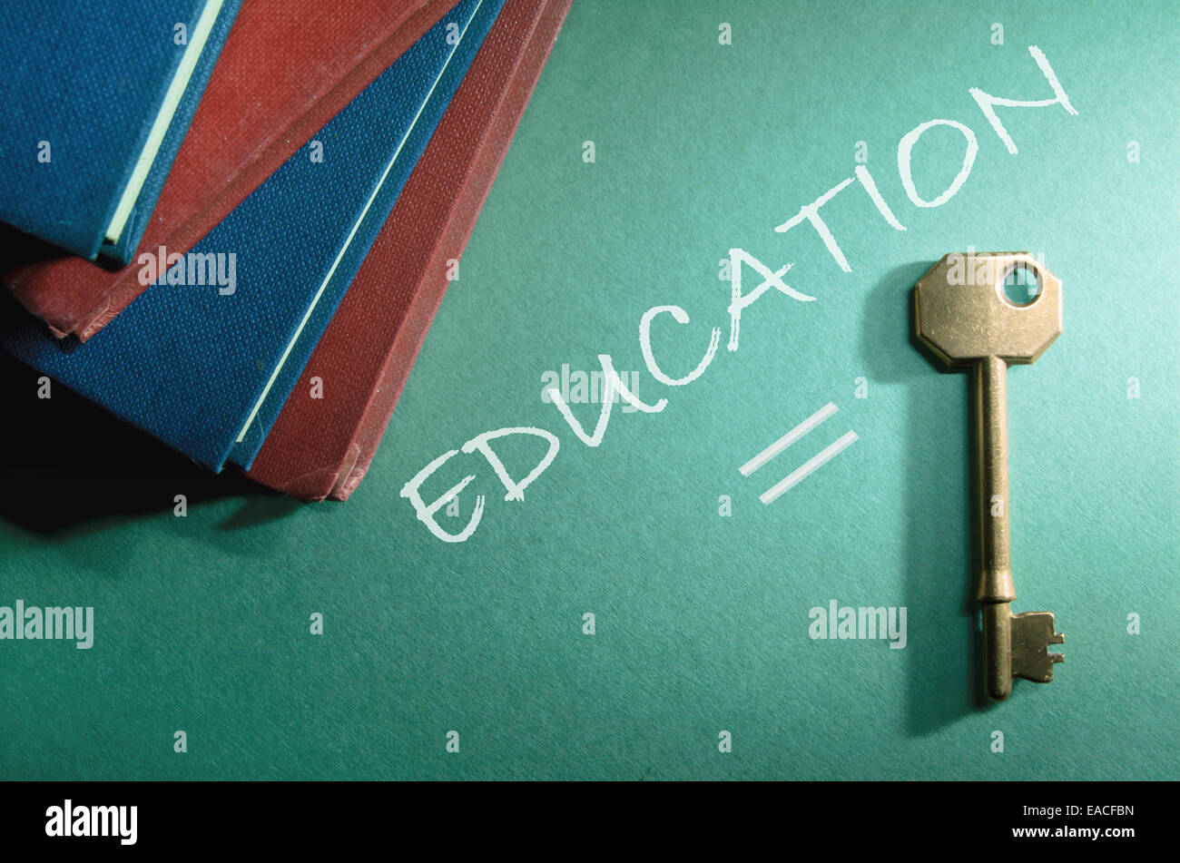 Education is the key Stock Photo - Alamy