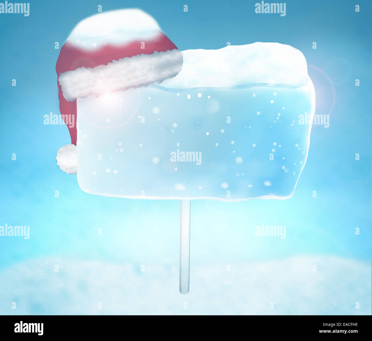 winter ice board Stock Photo - Alamy