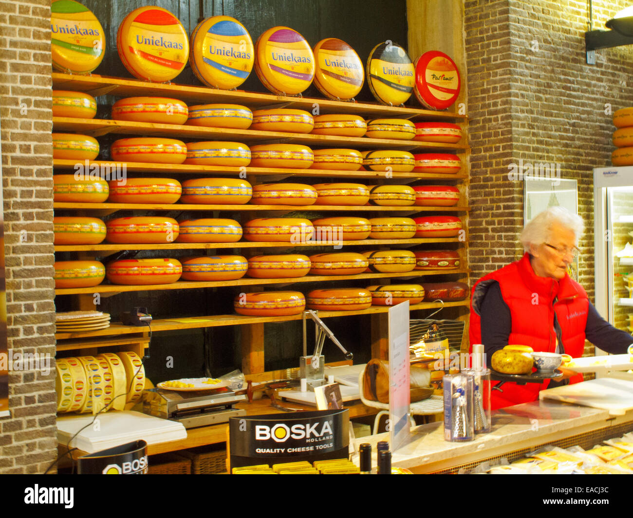 Famous Gouda cheese Stock Photo - Alamy