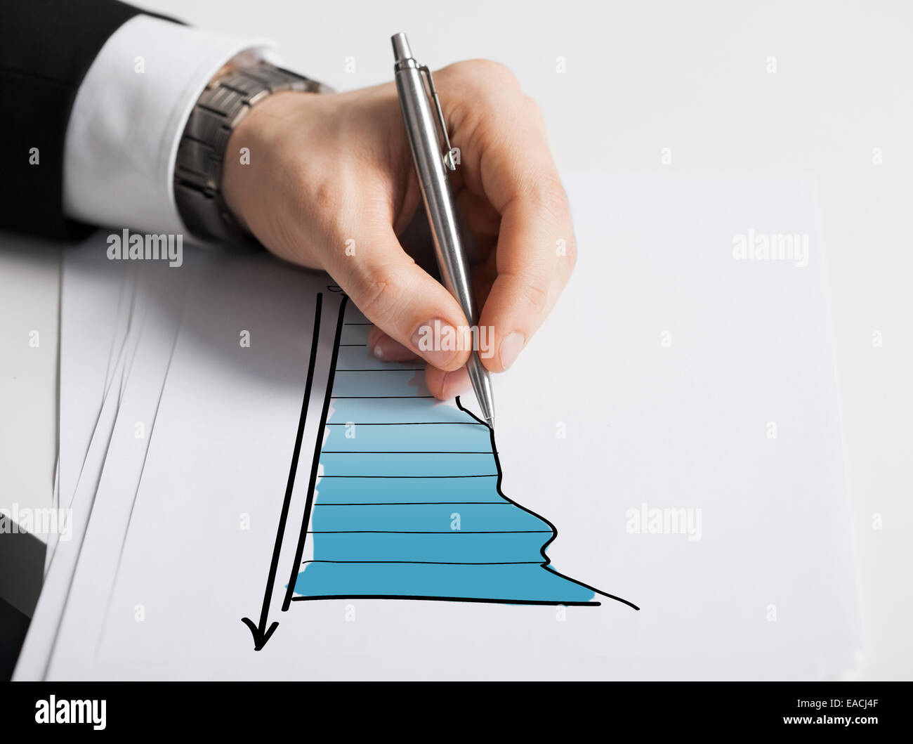 Drawing graph hi-res stock photography and images - Alamy