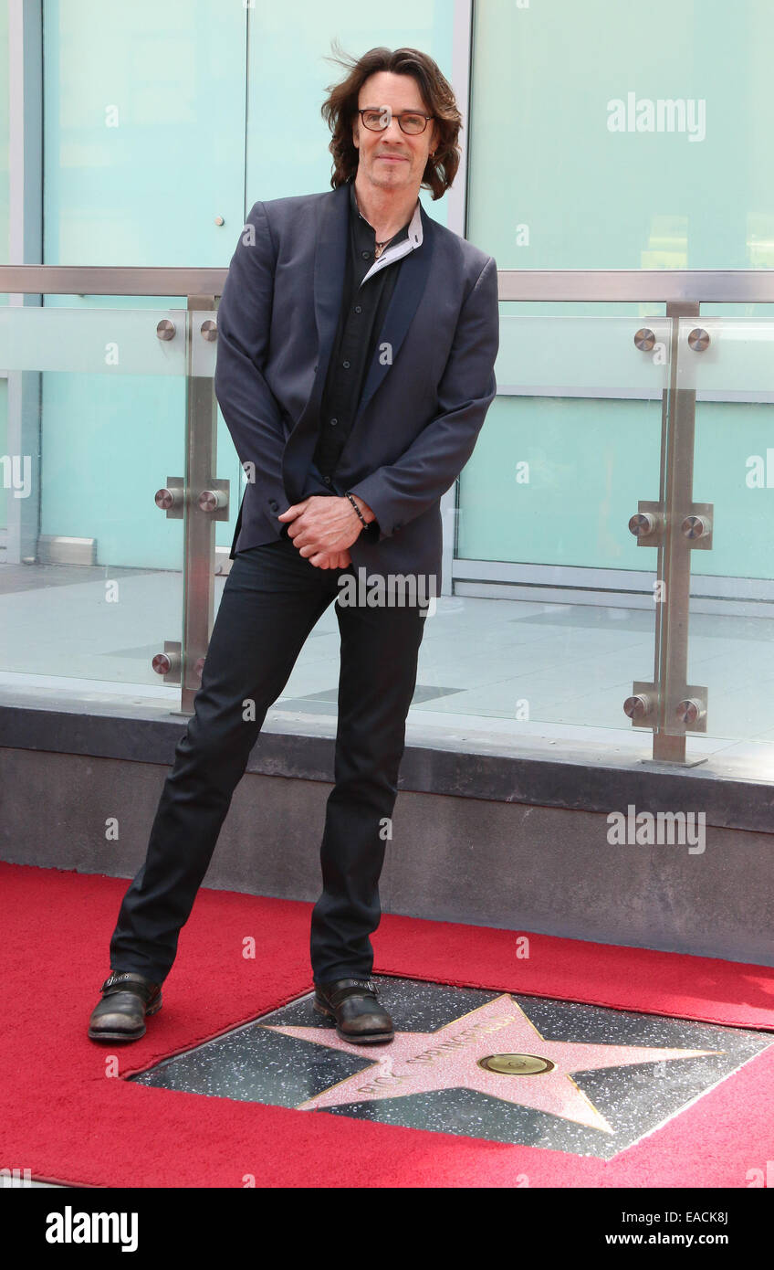 Rick Springfield Honored With Star On The Hollywood Walk Of Fame ...
