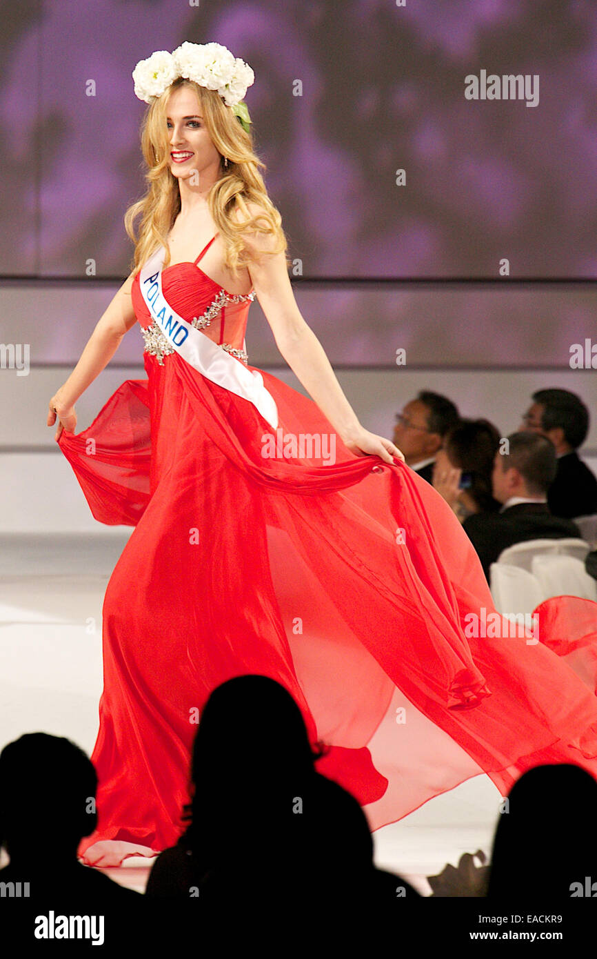Tokyo, Japan. 11th Nov, 2014. Miss Poland Zaneta Pludowka. Miss Poland ...