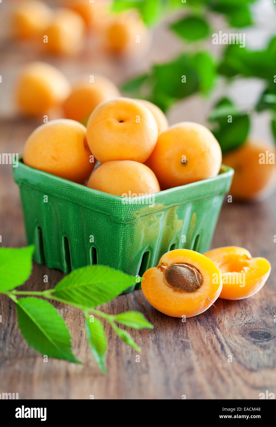 Raw ripe apricots in hi-res stock photography and images - Alamy