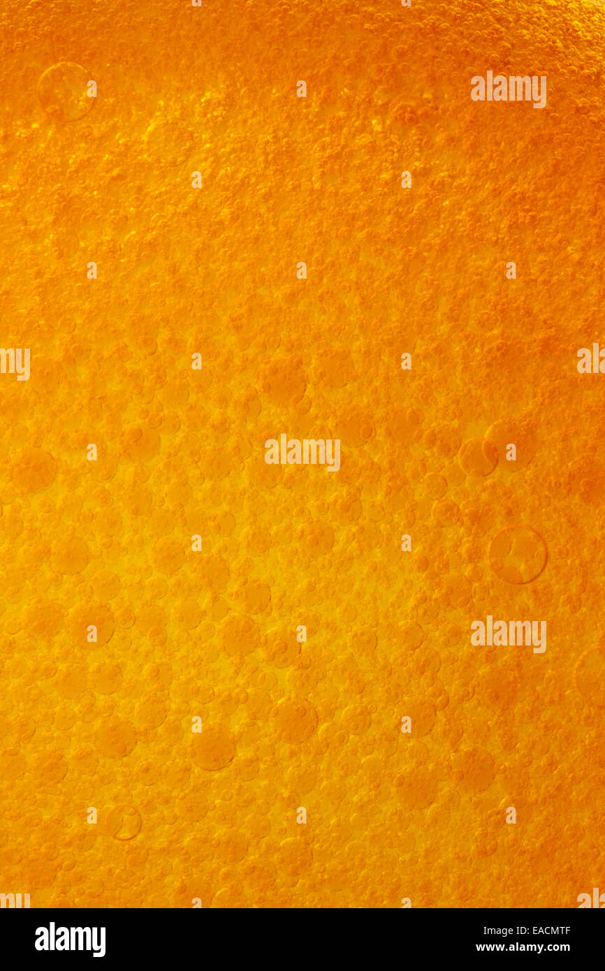 orange bubbles abstract background - oil water Stock Photo - Alamy