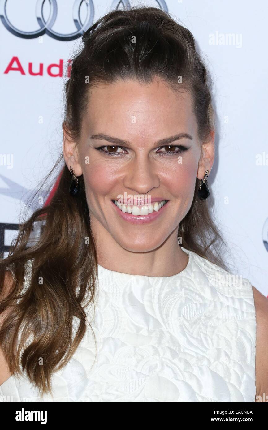 Los Angeles, CA, USA. 11th Nov, 2014. Hilary Swank at arrivals for THE ...