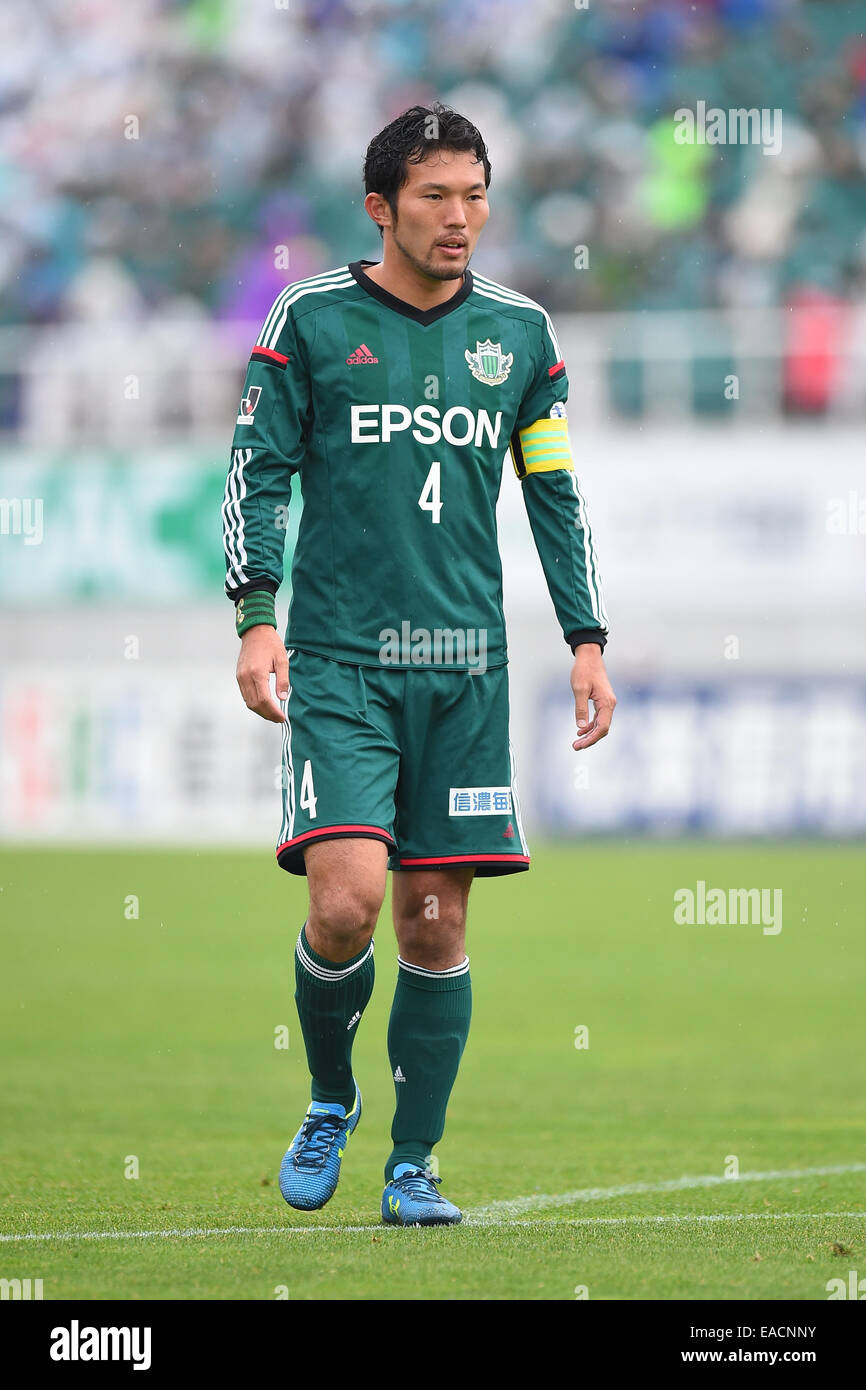 Nagano, Japan. 9th Nov, 2014. Masaki Iida (Yamaga) Football/Soccer ...
