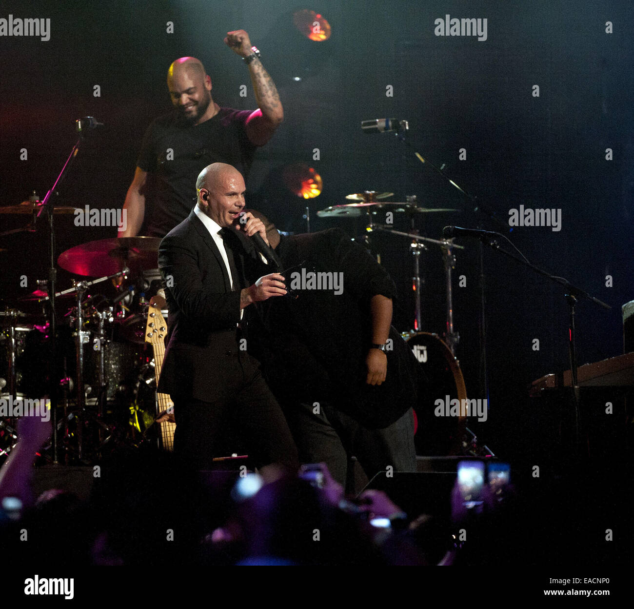 Hollywood, California, USA. 11th Nov, 2014. Miami Rapper PITBULL ...